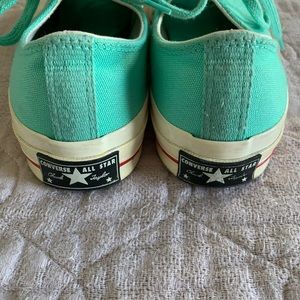 Converse | Shoes | Chuck Taylor Converse 7 Ox Aqua Low Top Sneaker ...